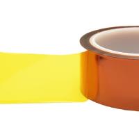 China Brown PI Polyimide Tape High Temperature Heat Resistant Anti Static Insulation 66m for sale