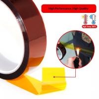 China Brown PI Polyimide Tape High Temperature Heat Resistant Anti Static Insulation 66m for sale