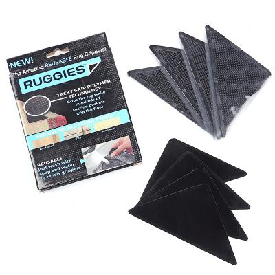 China Reusable Non-Slip Carpet Gripper Rug Pad 2mm Thick Acrylic Adhesive Mat for Household Furniture for sale
