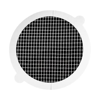 China Self Adhesive Disposable Fiber Filter Net Drain Sticker 1mm Thick for Bathroom Kitchen Anti Insect Masking for sale