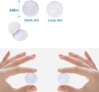 China White Strong Nylon Waterproof Glue Tapes 700 Pairs Self-Adhesive Die Cut Dots 1mm Thick for Office School Home for sale