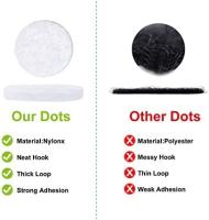 China White Strong Nylon Waterproof Glue Tapes 700 Pairs Self-Adhesive Die Cut Dots 1mm Thick for Office School Home for sale