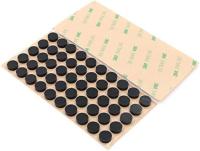 China 100 Pack Self-Adhesive Silicone Rubber Pads Furniture Protection 1.5mm Thick EPDM Strip Mold Available EVA for sale