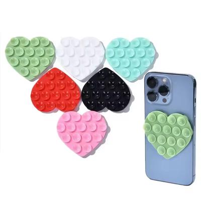 China Silicone Double-Sided Suction Cup Phone Stand Desk Organizer 360 Degree Rotation for Mobile Phone Fixed for sale