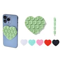 China Silicone Double-Sided Suction Cup Phone Stand Desk Organizer 360 Degree Rotation for Mobile Phone Fixed for sale