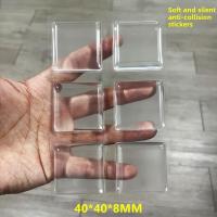 China 2.5mm Thick Silicone Self-Adhesive Cabinet Door Sticker Silent Anti-Collision Waterproof No-Trace for sale