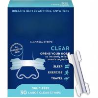 China Anti Snoring Nose Strips 120 Pack 6.6x1.9 cm Strong Adhesive Nasal Strips for Better Sleep and Breathing for sale