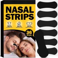 China Anti Snoring Nose Strips 120 Pack 6.6x1.9 cm Strong Adhesive Nasal Strips for Better Sleep and Breathing for sale