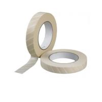 China Pressure Steam Sterilization Indicator Tape 50m Roll 0.1mm Thick Adhesive Paper Film for Hospital Supply Room for sale