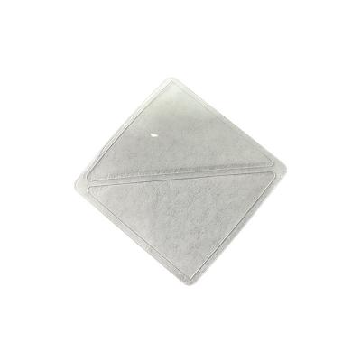 China PVC Shirt Collar Shaping Stickers 0.4mm No Crease Invisible Fixing V-Neck Labels for sale