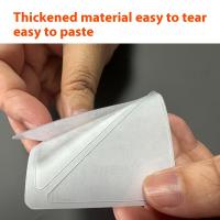 China PVC Shirt Collar Shaping Stickers 0.4mm No Crease Invisible Fixing V-Neck Labels for sale