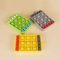 China Silicone Tic Tac Toe Baby Toy Set Educational Training Game Durable Rubber 2 Player for sale