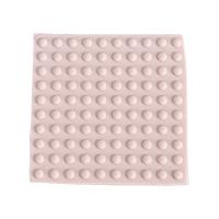 China Silicone Anti-Slip Self-Adhesive Foot Pad Rubber Granules 2mm Thick Sound Dampening Gasket for sale