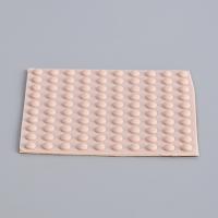 China Silicone Anti-Slip Self-Adhesive Foot Pad Rubber Granules 2mm Thick Sound Dampening Gasket for sale