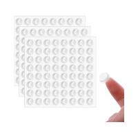China Self-Adhesive Clear Silicone Cabinet Bumpers 10mm Soft Close Pads for Door Drawers Home Appliance for sale