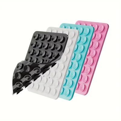 China Portable 24 Sucker Silicone Mobile Phone Holder Selfie Case 0.6mm Anti-Shock 2.5D Radian for sale