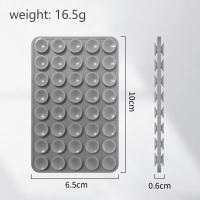 China Portable 24 Sucker Silicone Mobile Phone Holder Selfie Case 0.6mm Anti-Shock 2.5D Radian for sale