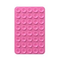 China Portable 24 Sucker Silicone Mobile Phone Holder Selfie Case 0.6mm Anti-Shock 2.5D Radian for sale