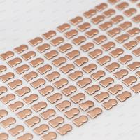 China Double Sided Conductive Shield Tape Copper Foil Gold Tape 0.1mm Radiation Protection Self Adhesive Tinned Copper for sale