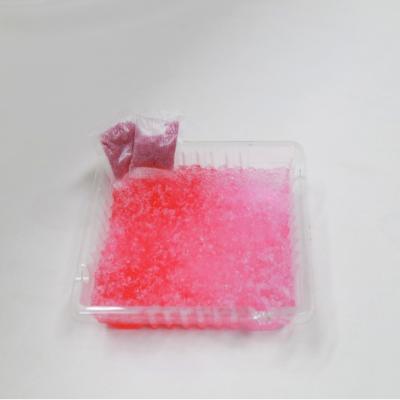 China Portable Crystal Disposable Ashtray with Sand Extinguisher 1mm Adhesive Paper Film Wholesale for sale