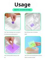 China Portable Crystal Disposable Ashtray with Sand Extinguisher 1mm Adhesive Paper Film Wholesale for sale