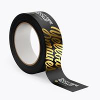 China Custom Logo Printed Kraft Paper Packing Tape 4cm 4713 Strong Adhesive Easy Tear for sale