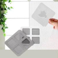 China Acrylic Self-Adhesive Repair Patch for Window Screen Door Insect Proof Single Sided PE 0.1cm Thick 6cm Cycle for sale