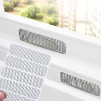 China Acrylic Self-Adhesive Repair Patch for Window Screen Door Insect Proof Single Sided PE 0.1cm Thick 6cm Cycle for sale