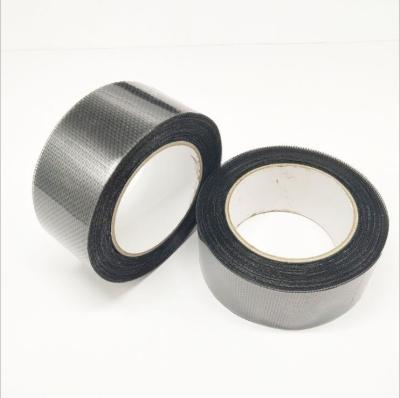 China Black 48mm Single Sided Duct Cloth Gaffer Tape Waterproof Acrylic Adhesive 20m Length for sale
