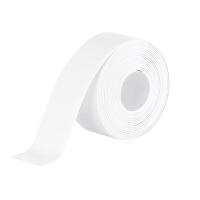 China PVC Self-Adhesive Sealant Strip 0.08mm Thickness Pressure Sensitive Acrylic Caulk Tape for Bathroom Shower Tile Sealing for sale