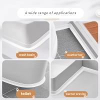 China PVC Self-Adhesive Sealant Strip 0.08mm Thickness Pressure Sensitive Acrylic Caulk Tape for Bathroom Shower Tile Sealing for sale