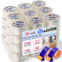 China Wholesale 48mm BOPP Clear Packaging Tape 50m Water Resistant Acrylic Adhesive for Carton Sealing for sale