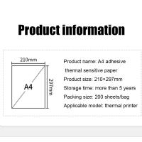 China Portable A4 Thermal Printer Bluetooth Enabled for Mobile Phones Computers 80mm for sale