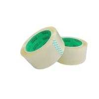 China 48mm Single Sided Silicone Adhesive BOPP Clear Packing Tape 50mic Waterproof Sealing Tape for Bag Use for sale