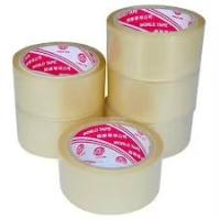 China 48mm Single Sided Silicone Adhesive BOPP Clear Packing Tape 50mic Waterproof Sealing Tape for Bag Use for sale