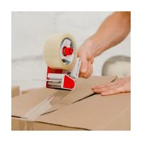China Custom Printed BOPP Self-Adhesive Waterproof Hot Melt Tape 48mm x 100m for Bag Sealing Parcel Shipping Packing for sale