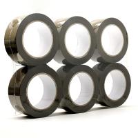 China Customized Brown BOPP Packing Tape 48mm x 100m Single Sided Acrylic Non-Toxic Waterproof for Carton Sealing for sale