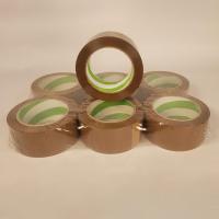 China Customized Brown BOPP Packing Tape 48mm x 100m Single Sided Acrylic Non-Toxic Waterproof for Carton Sealing for sale