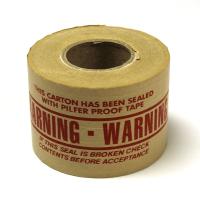 China Custom Logo Kraft Paper Tape 48mm Water Activated Reinforced Heavy Duty Heat Resistant Starch Glue Writable Packing Tape for sale