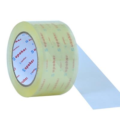China Poker Supoker Silent Tape Sealing Packing Low Noise BOPP Tape 48mm x 150m for sale