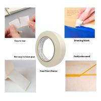 China Wholesale PET Adhesive Masking Tape 0.08mm 50m for Renovation Spray Painting Hand Tearable for sale