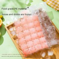 China Disposable Self-Sealing PE Ice Trays Food-Grade Passion Fruit Ice Making Bags 1.5 Gallon for Homemade for sale