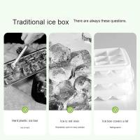 China Disposable Self-Sealing PE Ice Trays Food-Grade Passion Fruit Ice Making Bags 1.5 Gallon for Homemade for sale