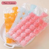 China Disposable Self-Sealing PE Ice Trays Food-Grade Passion Fruit Ice Making Bags 1.5 Gallon for Homemade for sale