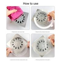China Disposable Drain Stickers Anti-Clogging Hair Filter Net for Kitchen Bathroom 30 Pack for sale