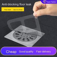 China Disposable Drain Stickers Anti-Clogging Hair Filter Net for Kitchen Bathroom 30 Pack for sale
