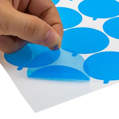 China Customized PE Blue Protective Film PVC Lens Static Dustproof Scratch Resistant 45cm Width for sale