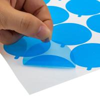 China Customized PE Blue Protective Film PVC Lens Static Dustproof Scratch Resistant 45cm Width for sale