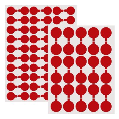 China Custom DIY Strong Adhesive Round Acrylic Dot Tape Double Sided Transparent No Trace Paper Die Cut 0.5mm 15m for sale