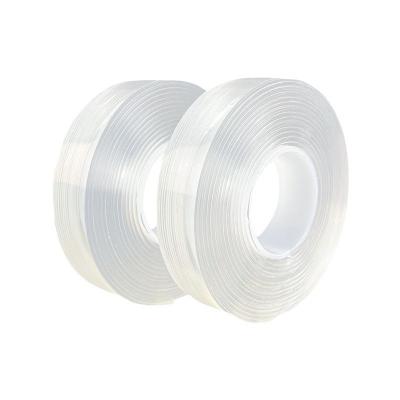 China Acrylic Nano Double Sided Tape 2mm Water Activated Transparent Removable Strong Adhesive for Hooks for sale